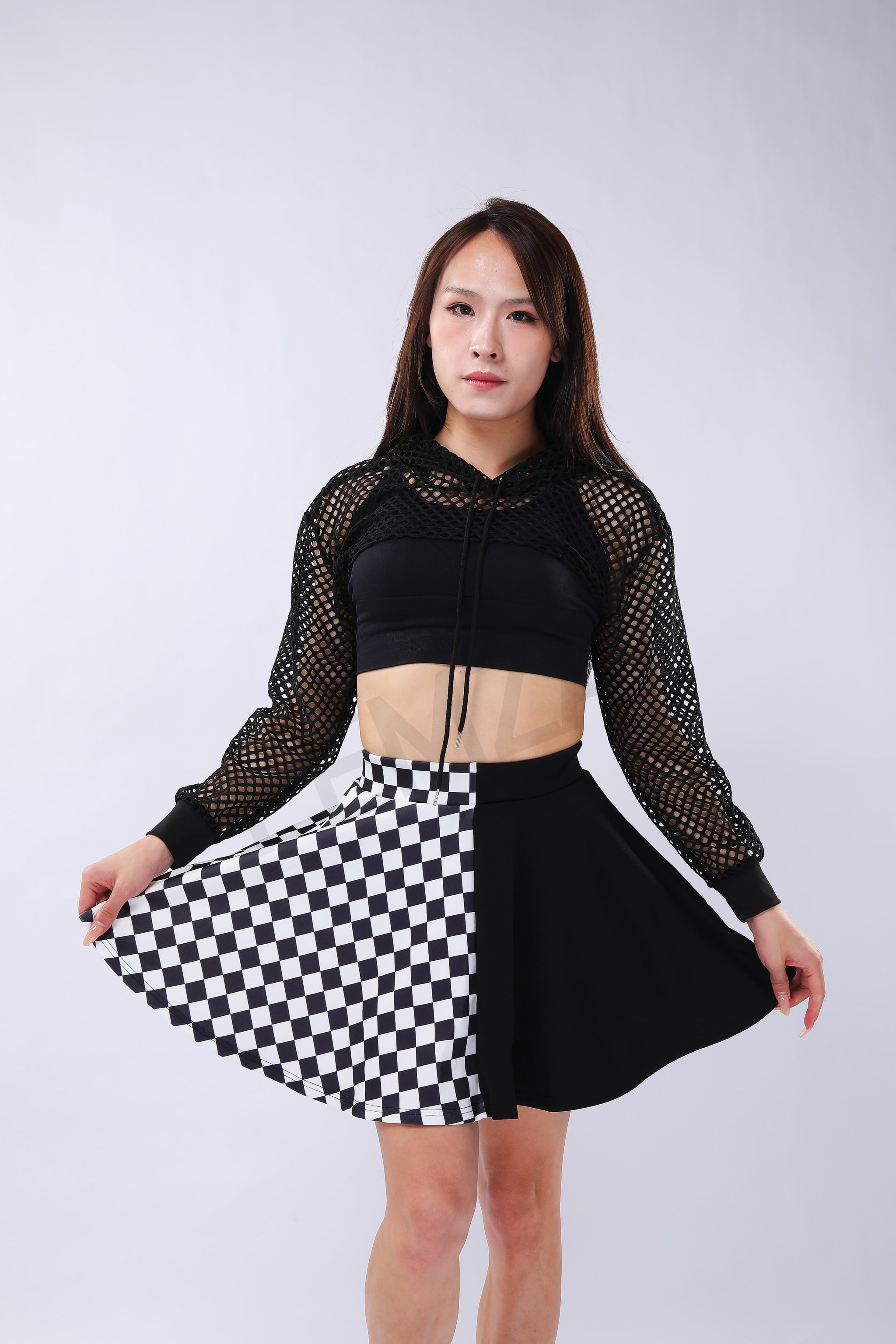 Rave Mesh Crop Top - Femzai